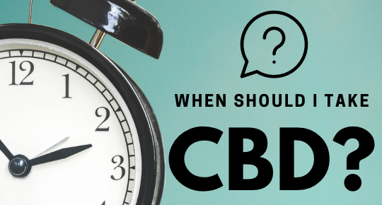 When Should You Take CBD? – 8LABS CBD